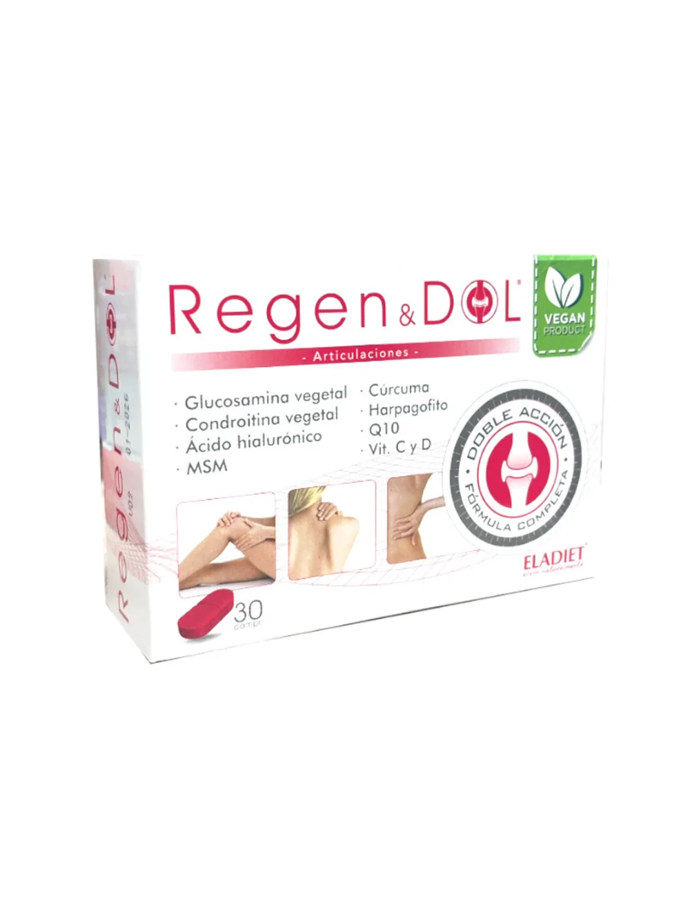 Compra Eladiet RegenDol Vegan 30 Comprimidos en Solocolágenos.com
