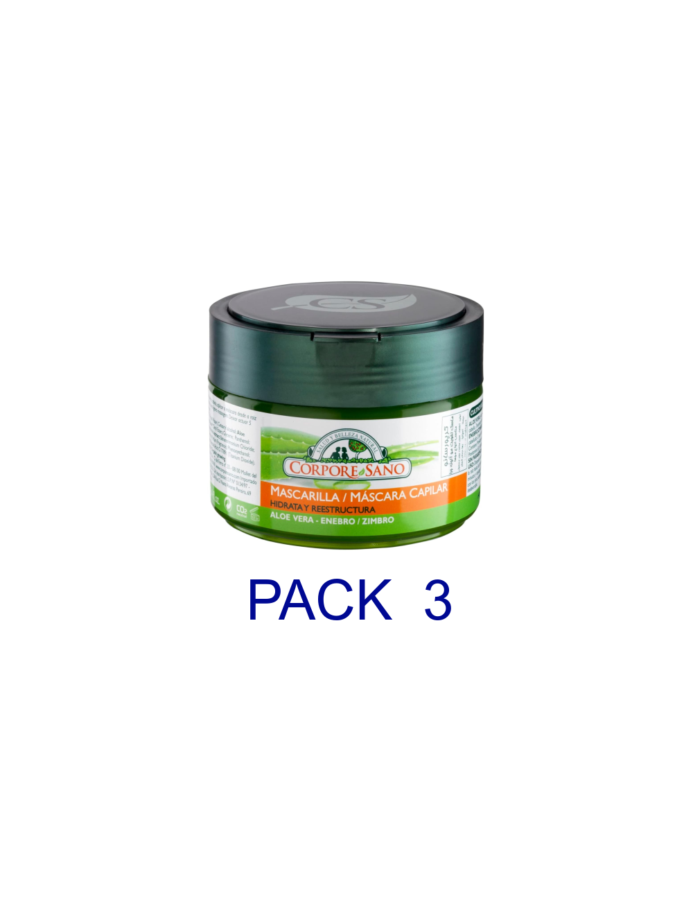 Corpore Sano Pack 3 Mascarilla Capilar 250 Ml.