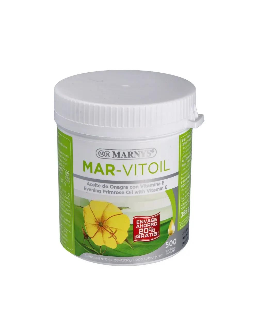 Marnys Mar-Vitoil Aceite de Onagra 500 capsulas