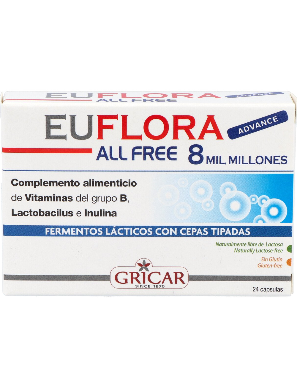 Gricar Euflora Advance 24 Cap 520 mg