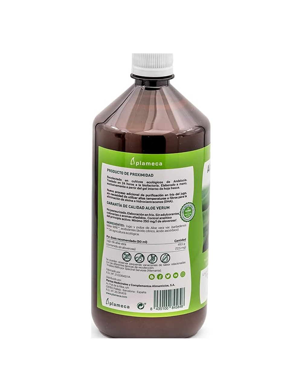 Plameca Aloe Verum BIO 1L.
