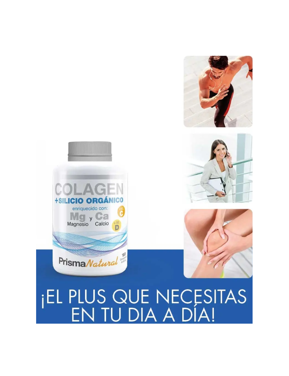 Prisma Natural Colageno + Silicio Organico 180 comp.