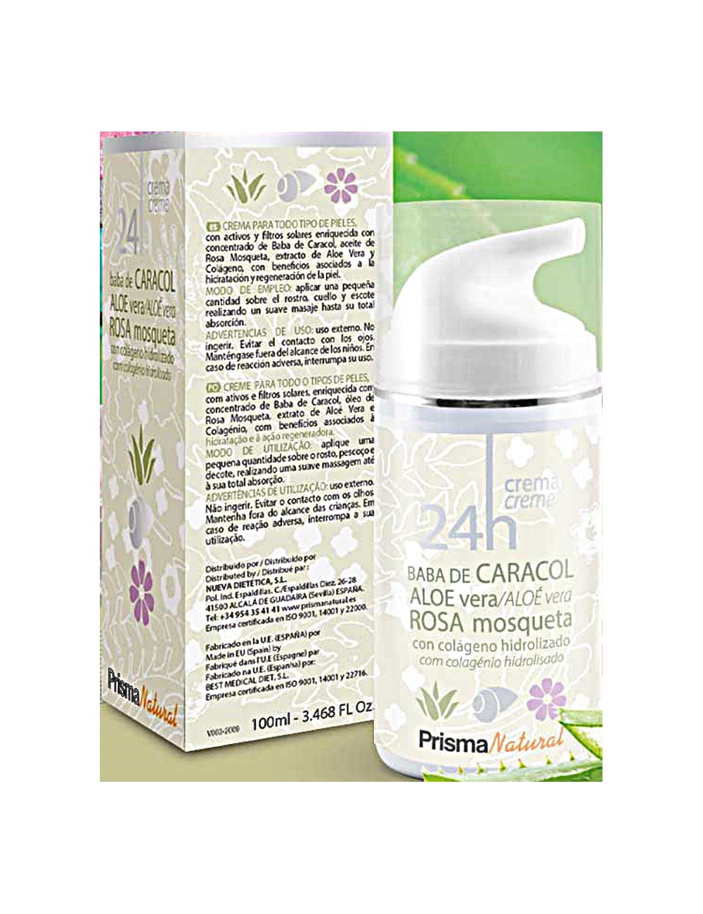Prisma Natural Crema Facial Baba Caracol 100 Ml.