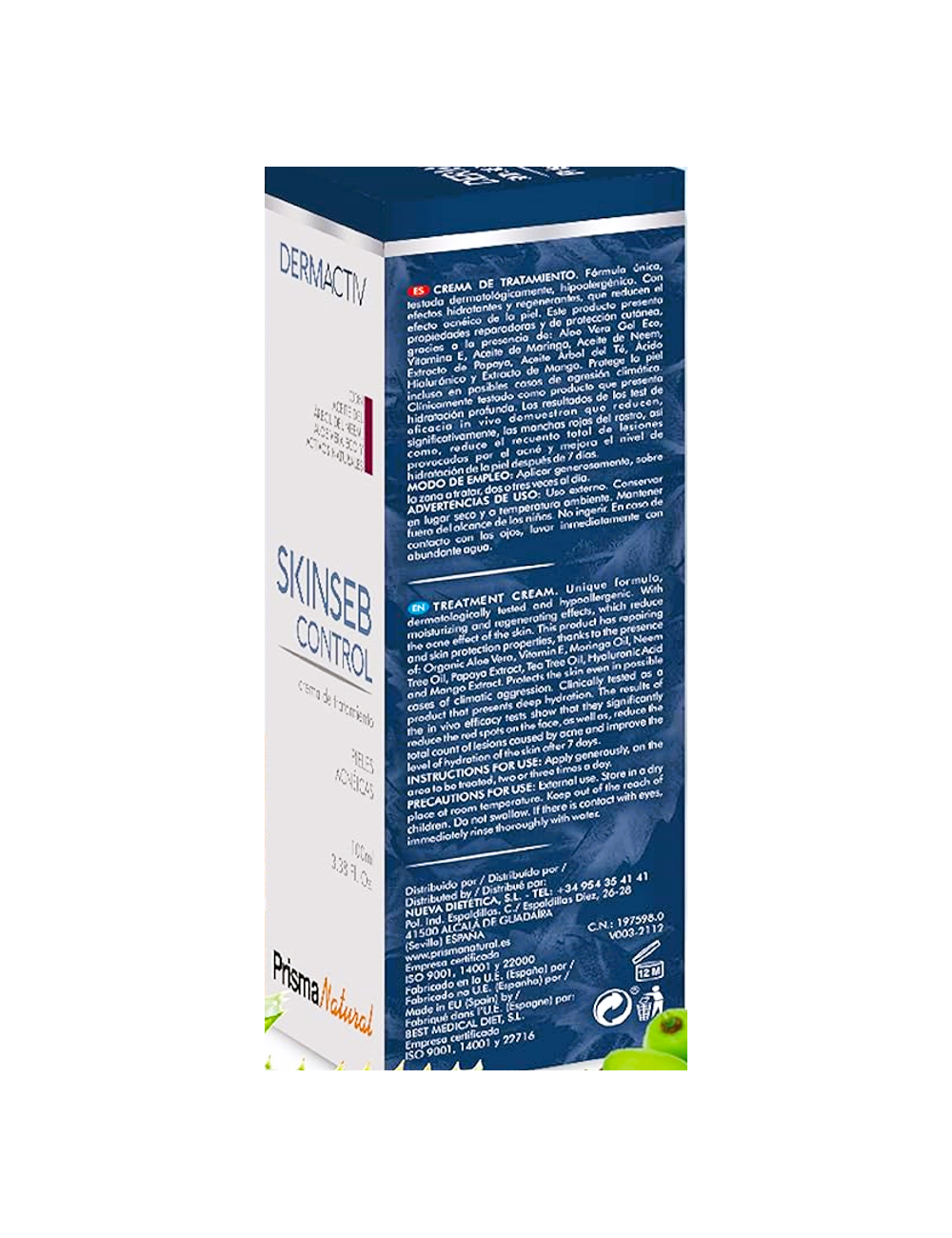Prisma Natural Dermactiv Skinseb Control Acne 100 Ml.