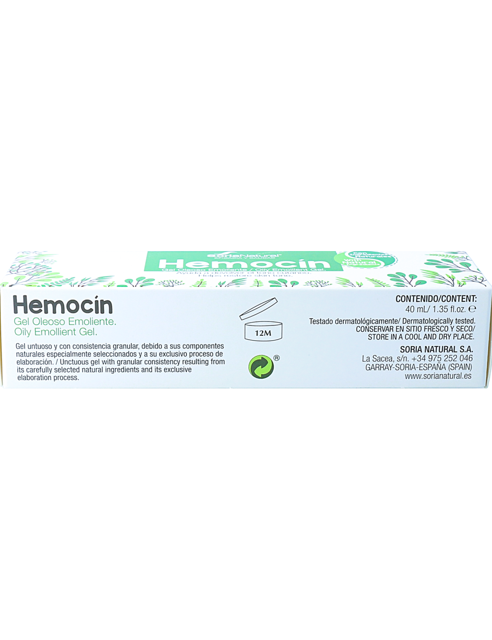 Soria Natural Hemocin Ungüento Emoliente 40 Ml