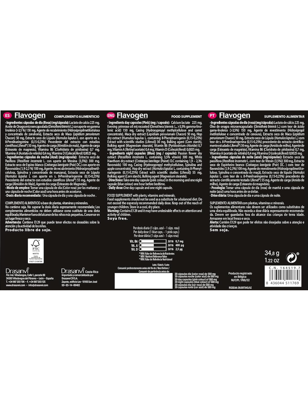 Drasanvi Flavogen Bifase 1 60 cap