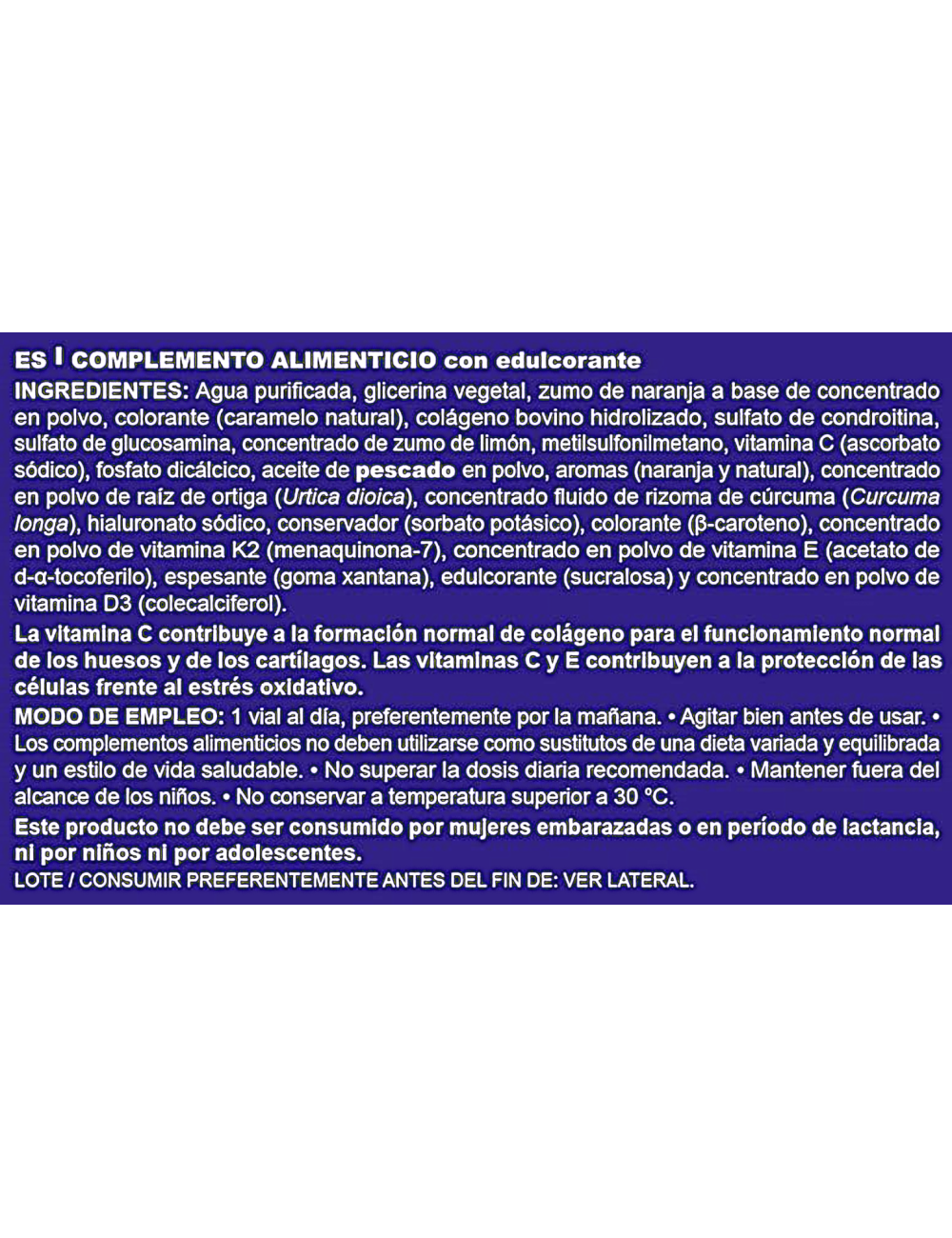 Marnys Condrohelp Forte 7 Viales con 25 Ml.