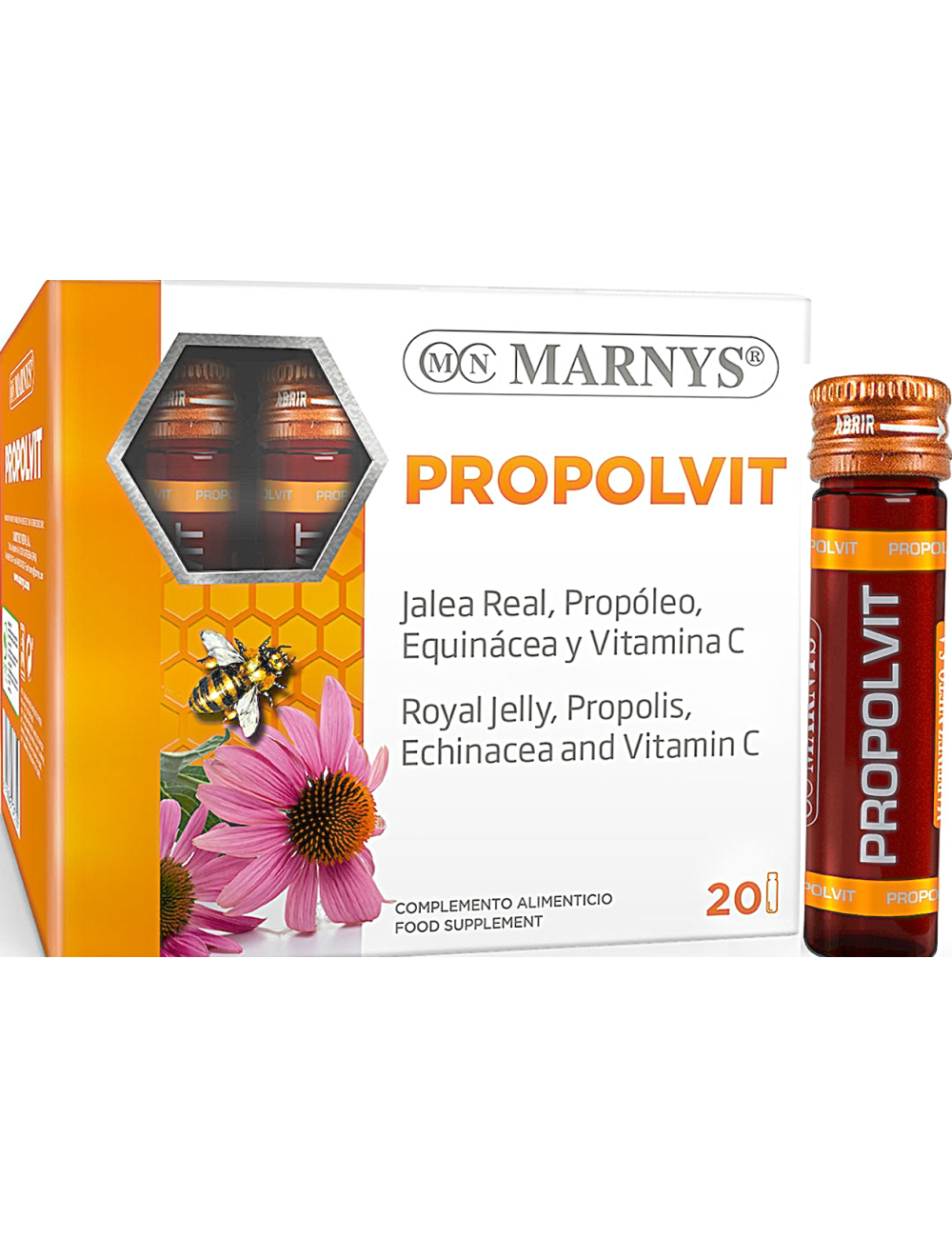 Marnys Propolvit 20 Viales de 10 Ml.