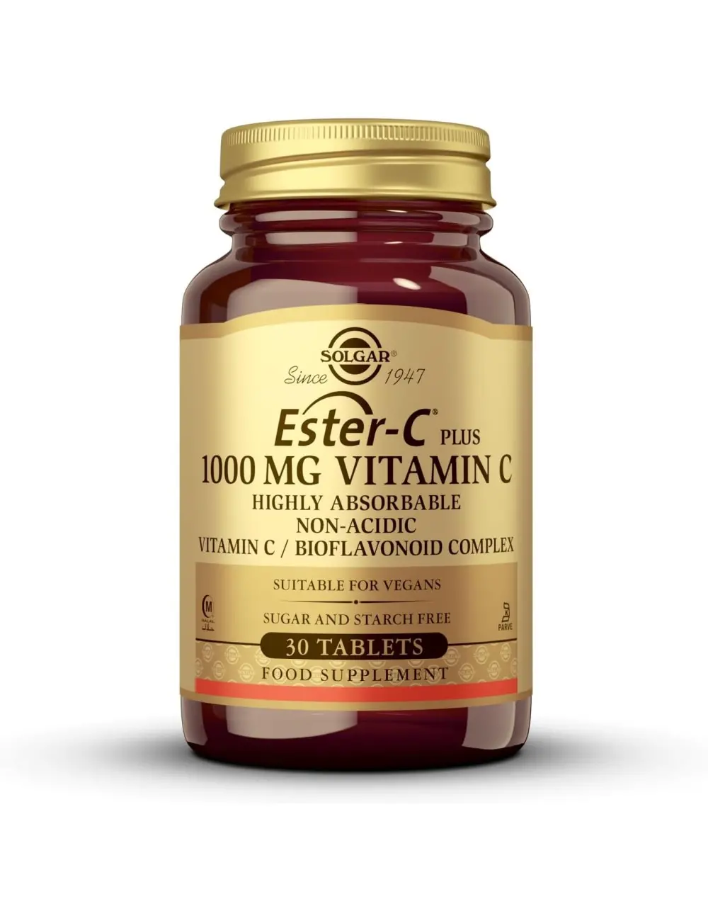 Solgar Ester C® PLUS 1000 mg vitamina C - 60 comprimidos