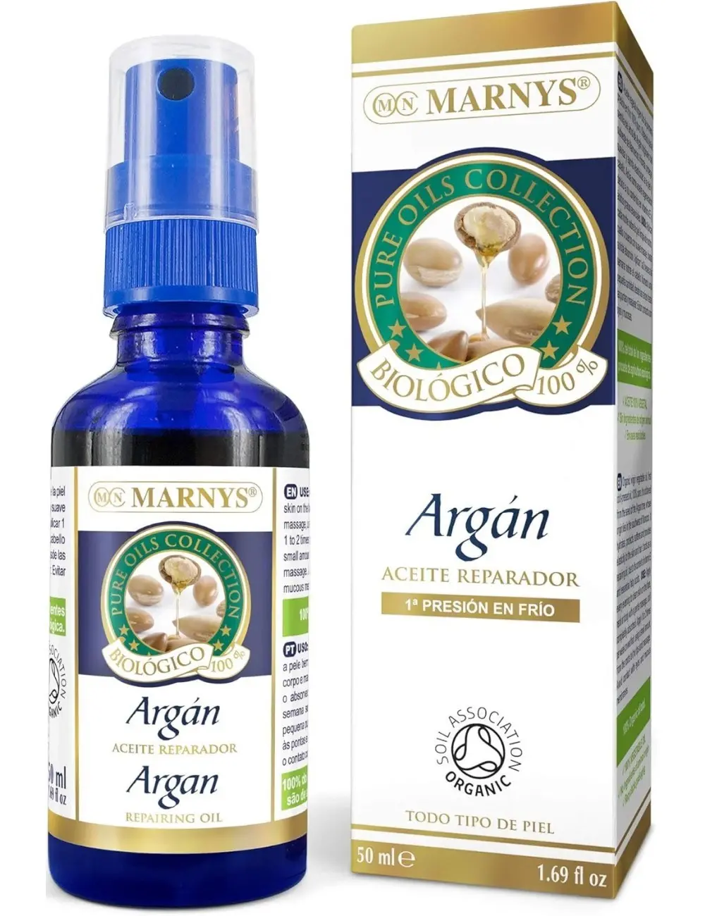 Marnys Aceite Biologico Argan 50 Ml