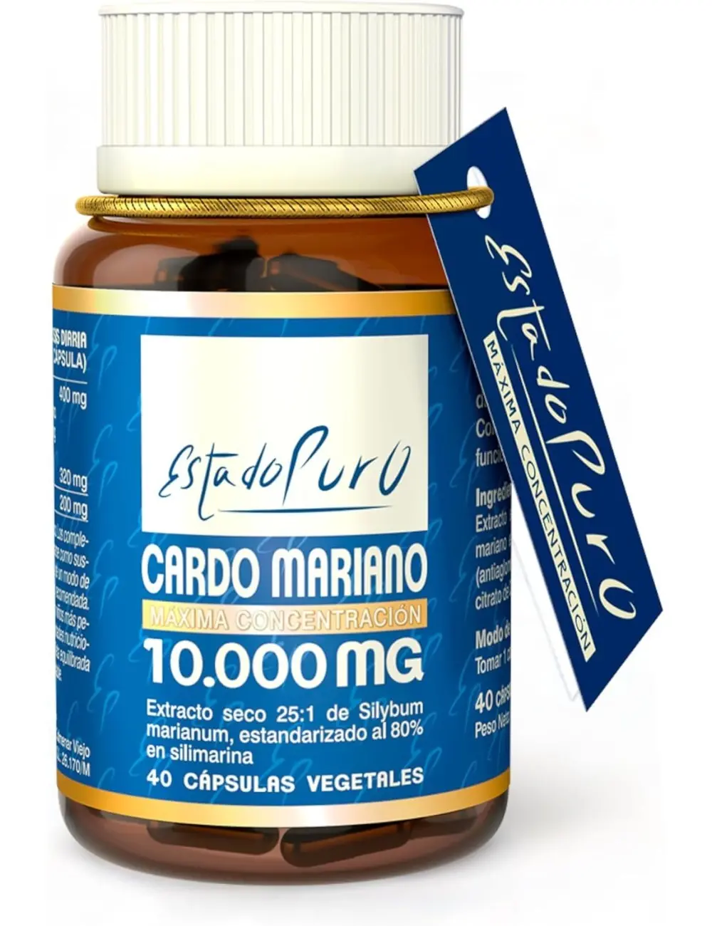 Tongil Estado Puro Cardo Mariano 10000 Mg 40 Cap