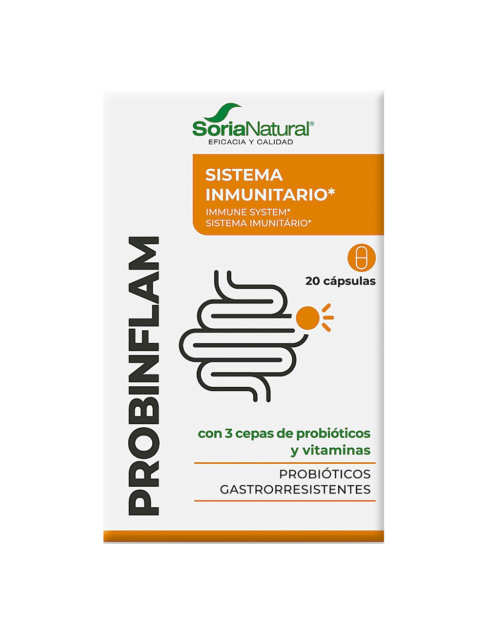 Soria Natural Probinflam 20 Cáp.