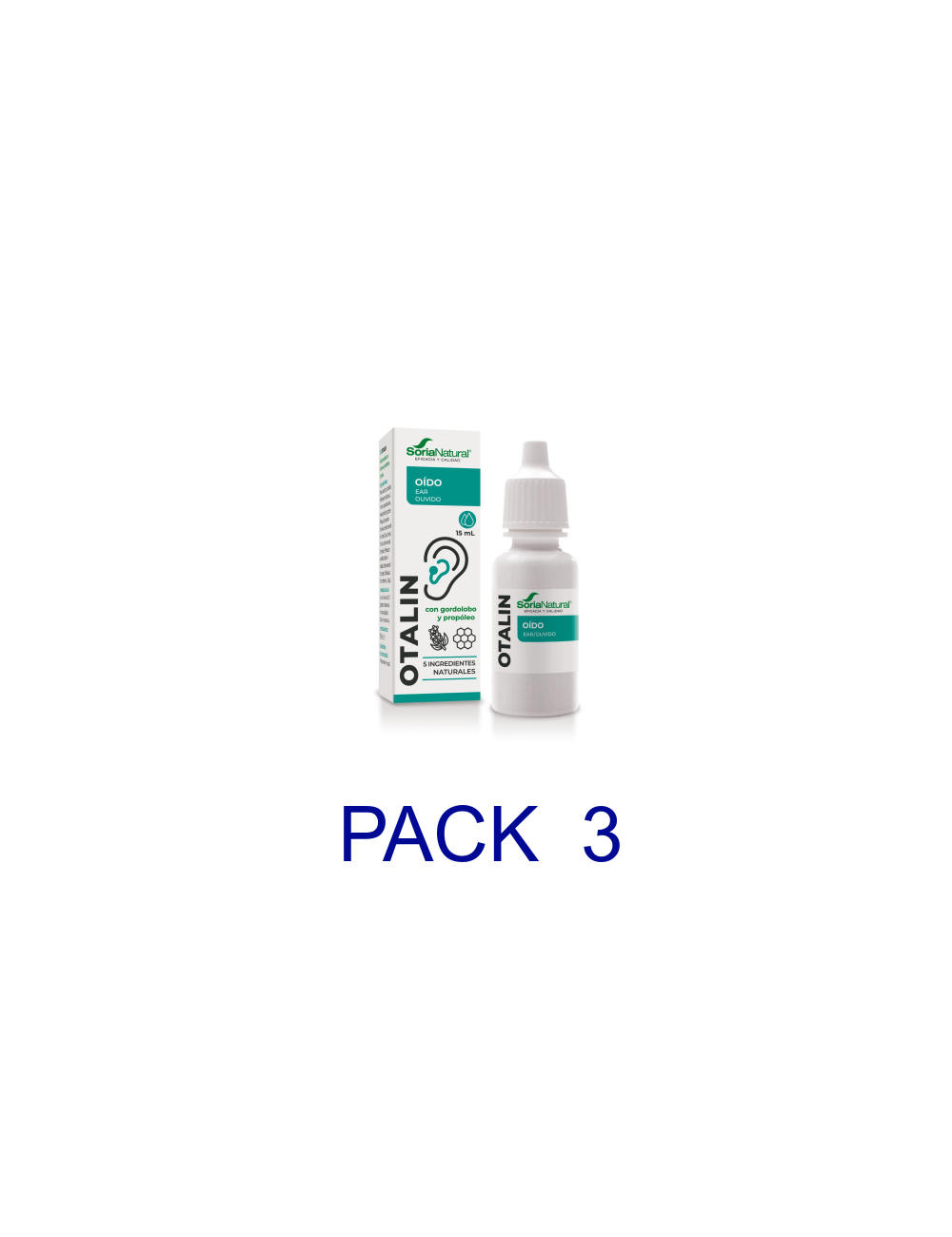 Soria Natural Pack 3 Otalin New 15 Ml